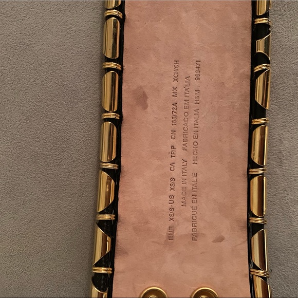 Balmain | Accessories | Balmain Hm Green Gold Suede Belt | Poshmark